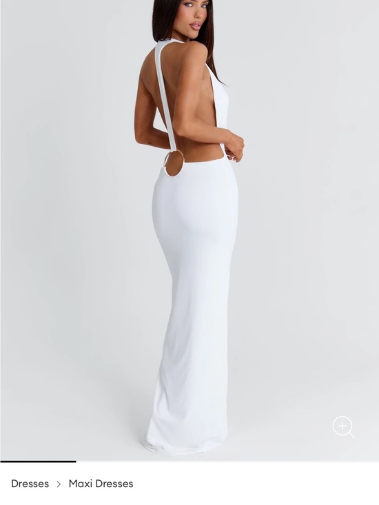 Outcast Clothing | Dresses | Outcast Orgian White Backless Maxi Dress ...